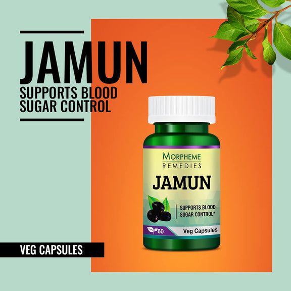 Jamun 500 mg - 60 Veg Capsules – Morpheme Remedies